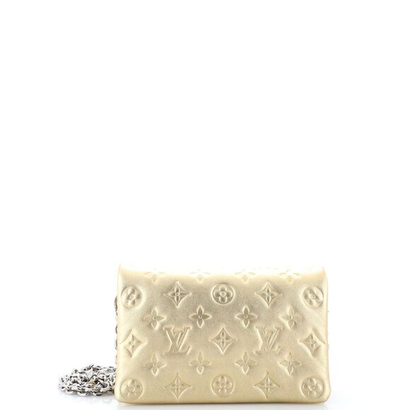 Louis Vuitton | Bags | Louis Vuitton Coussin Pochette Monogram Embossed ...